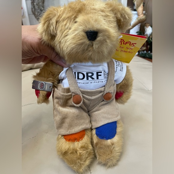 Treasures | Toys | Rufus The Bear With Juvenile Diabetes Plush Furry ...